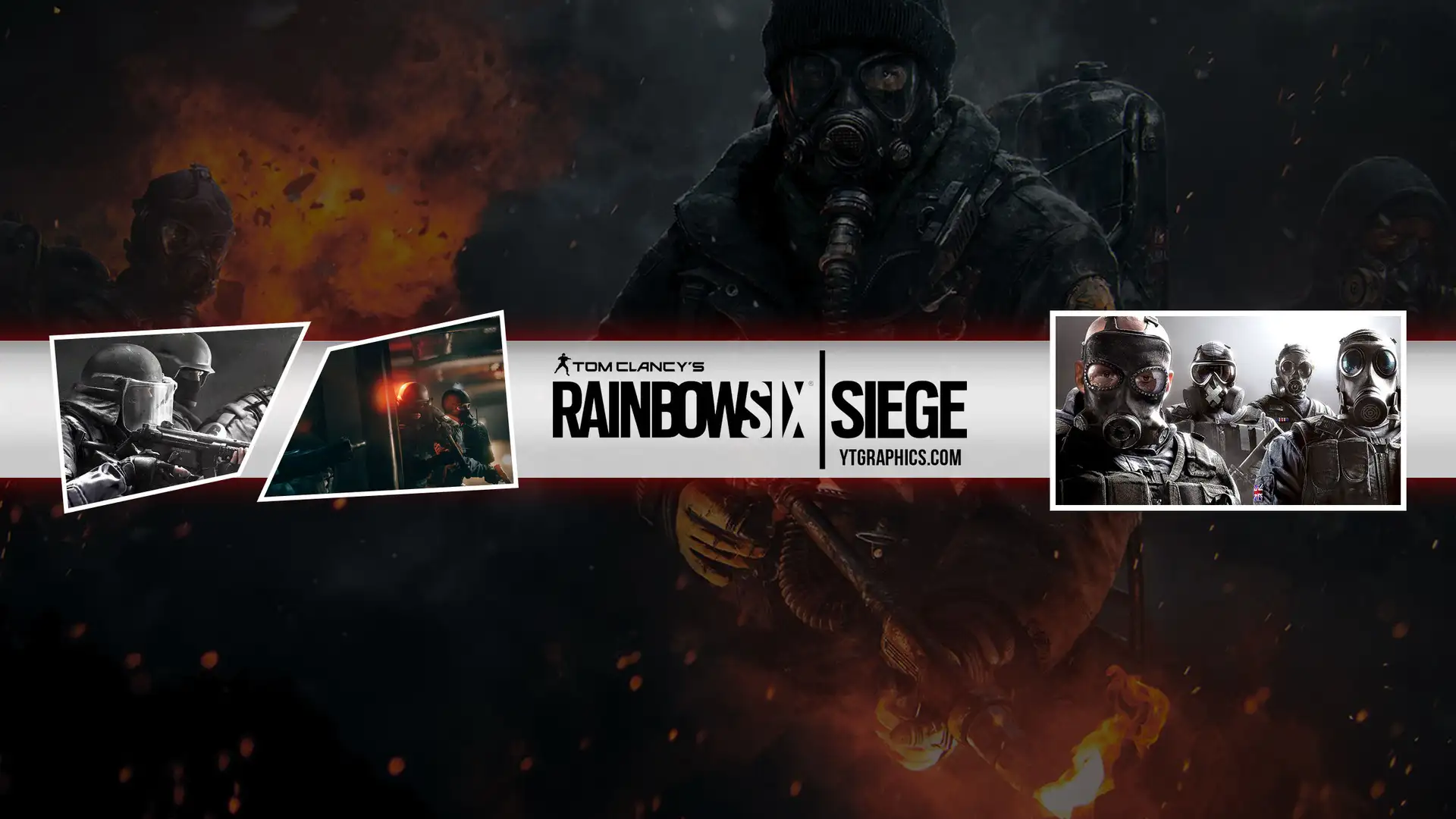 Rainbow Six Siege YouTube Channel Art Banner