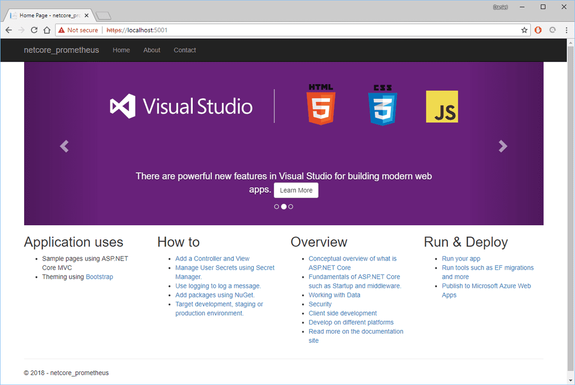 Viewing metrics in Prometheus from ASP.NET Core | Oliver Coding