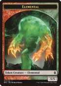 5/5 Red Green Elemental Creature Token | MTG.onl Tokens
