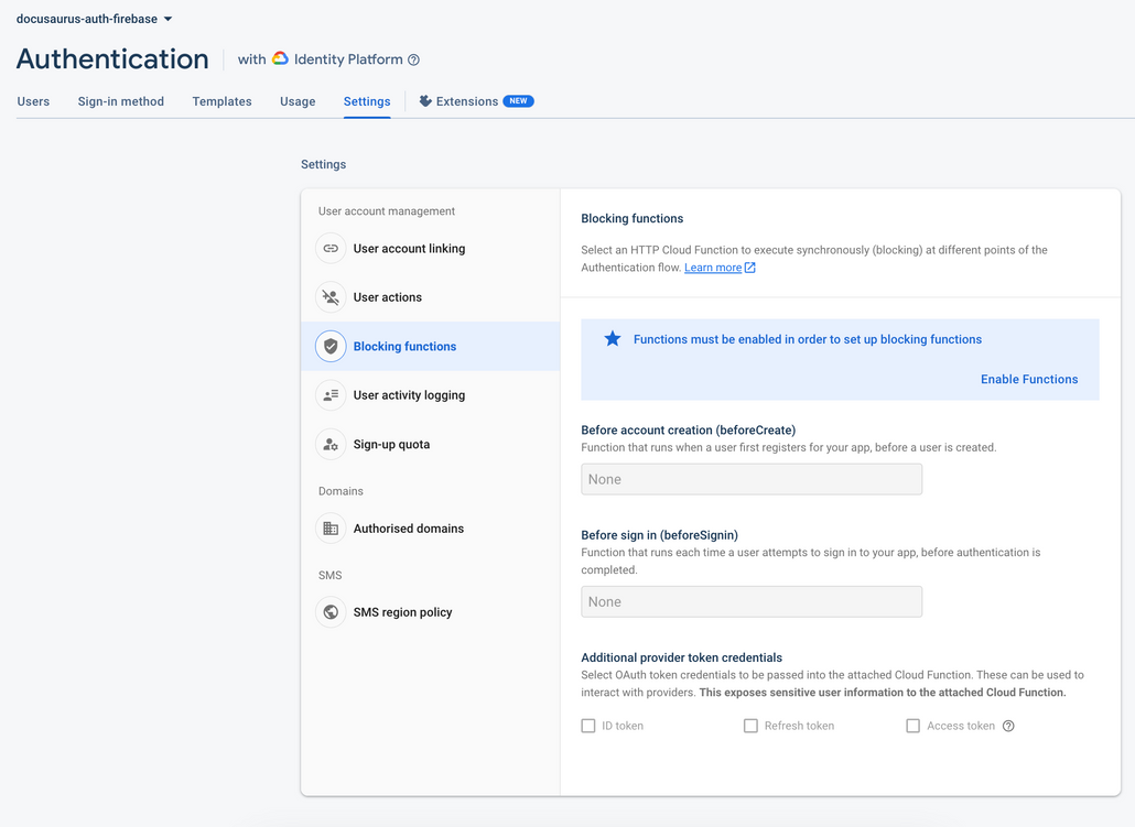 SignUp|SignIn Limitation Using Google Firebase