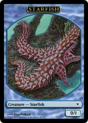 0/1 Blue Starfish Creature Token | MTG.onl Tokens