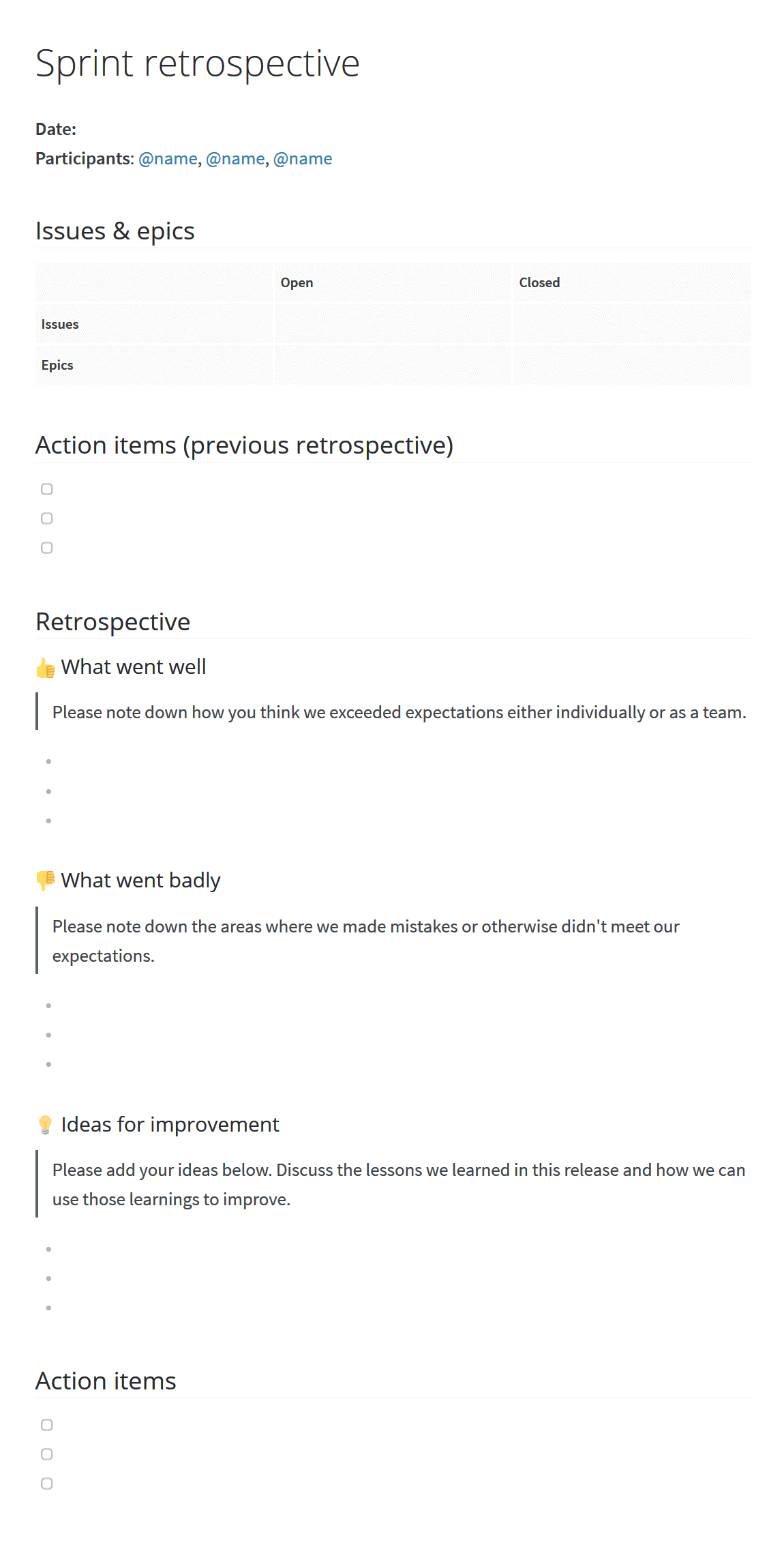 How to Run a Sprint Retrospective Meeting (with Examples)