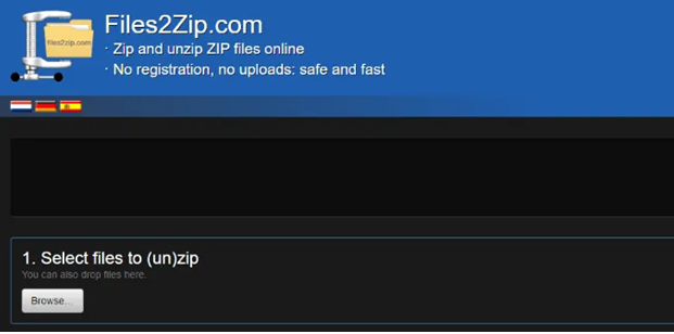 How to unzip files online