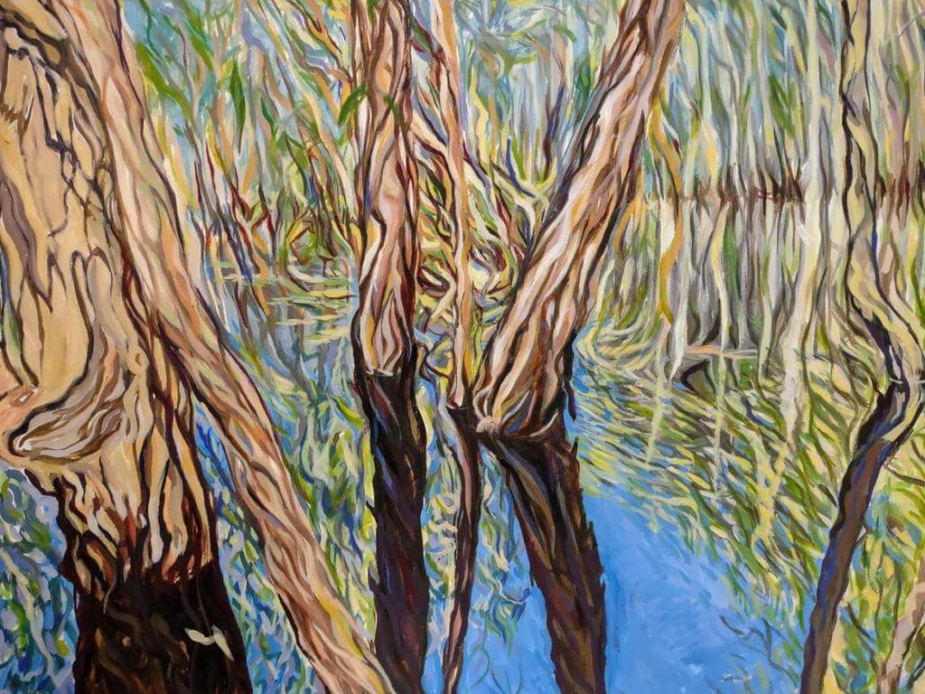Estuary, paintings by Brian Purcell 2023 | UpNext