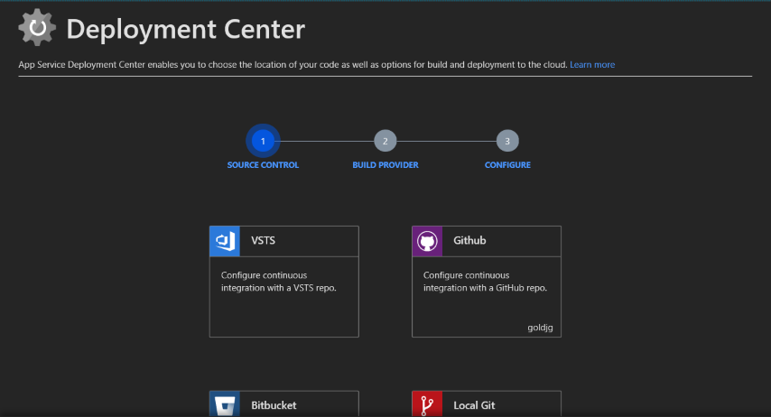 Grav in Azure part 3 - Creating an Azure Web App with code deployed from Git | CirriusTech ...