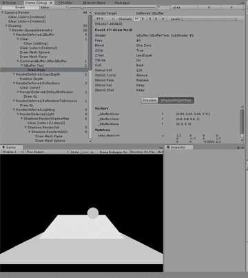 UnityのDeferredでCommandBufferを利用してGBufferをいじってみる | 測度ゼロの抹茶チョコ