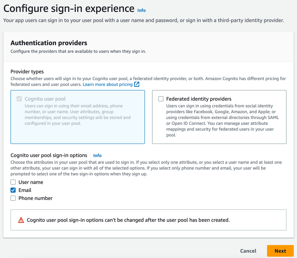Docusaurus Authentication using AWS Cognito