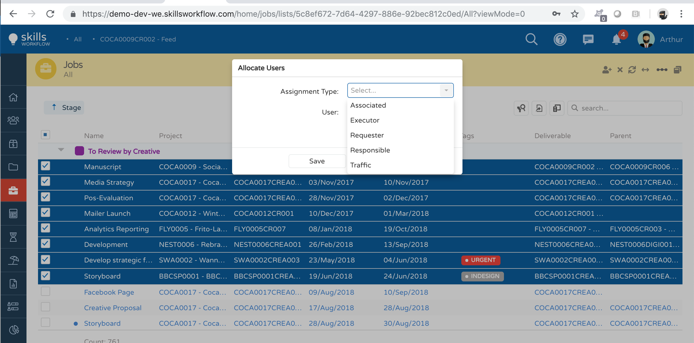 Assign or unassign Users | Skills Workflow’s Documentation