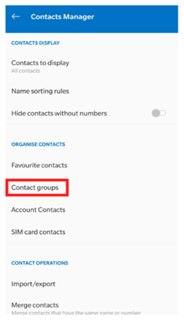 How to Group Contacts on Android Phone - Covve