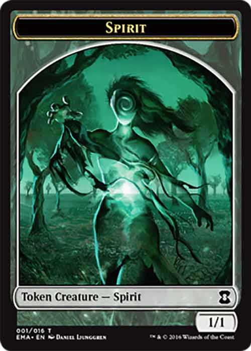 1/1 Colorless Spirit Creature Token | MTG.onl Tokens