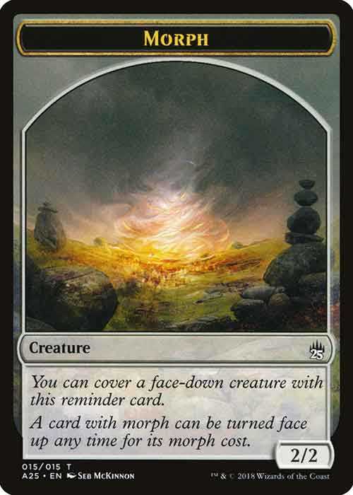 2/2 Colorless Morph Creature Token | MTG.onl Tokens