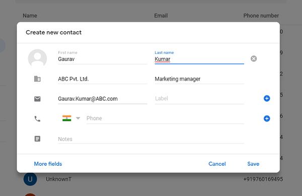 How to Create an Electronic Business Card in Gmail - Covve