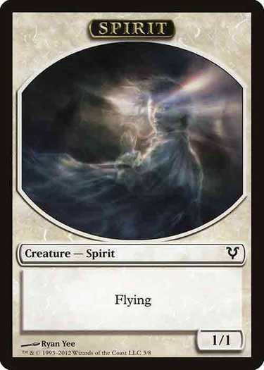 1/1 White Spirit Creature Token | MTG.onl Tokens