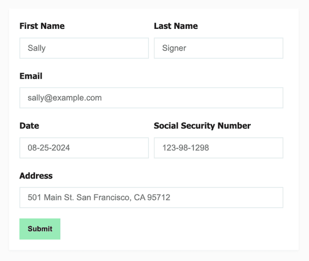 Embedding e-signatures in your React app