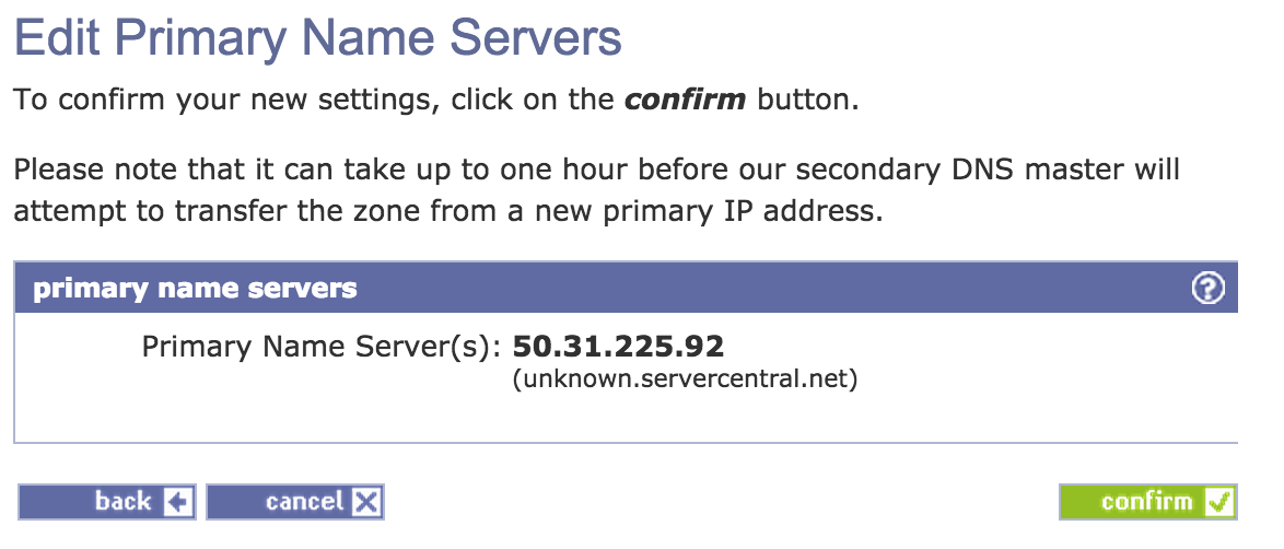 Secondary DNS with EasyDNS - DNSimple Help