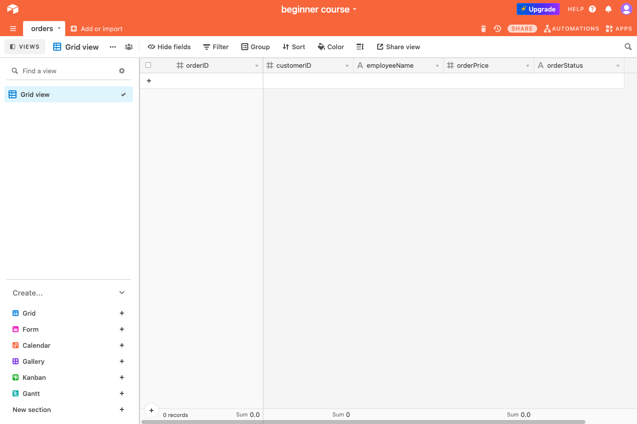 Inserting data into airtable - n8n Documentation