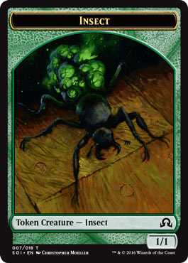 1/1 Green Insect Creature Token | MTG.onl Tokens