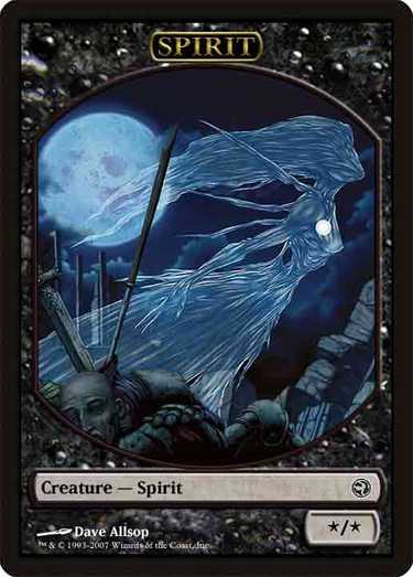 Black Spirit Creature Token | MTG.onl Tokens
