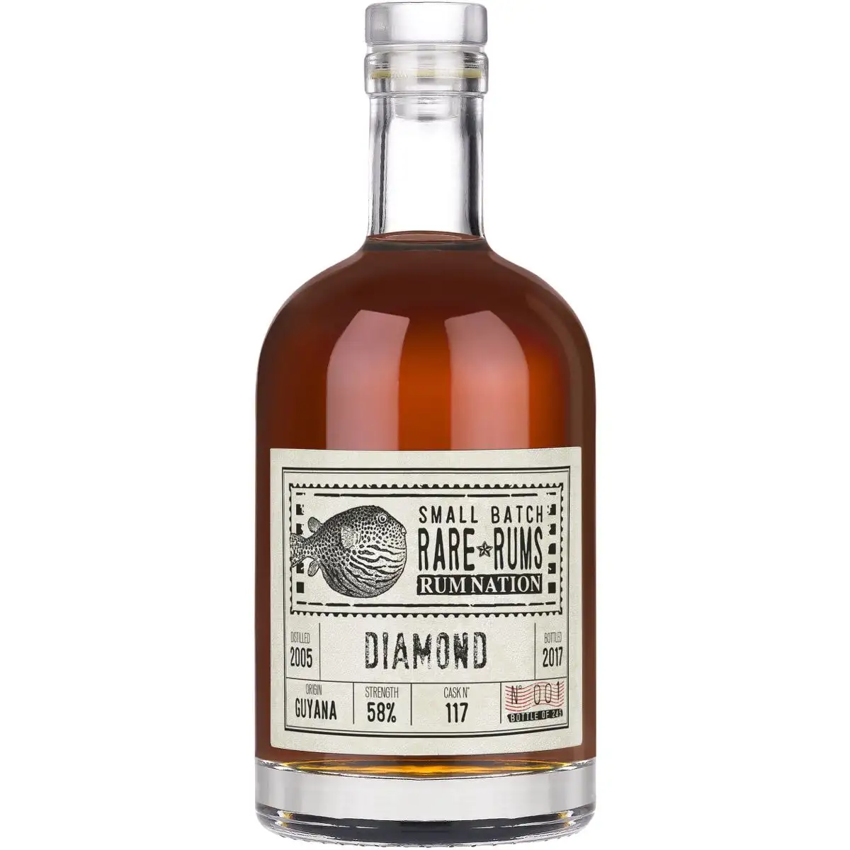 Rum Nation Diamond Small Batch Rare Rums, 2005, 12yr, 58% | RX3586 | RumX