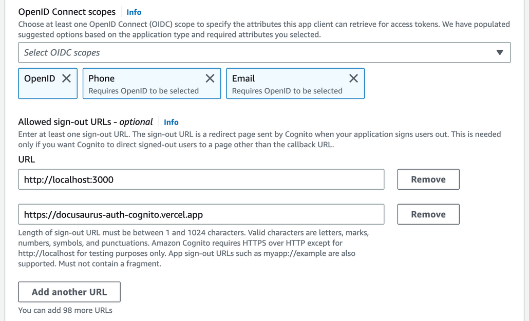 Docusaurus Authentication using AWS Cognito Docusaurus Authentication using AWS Cognito