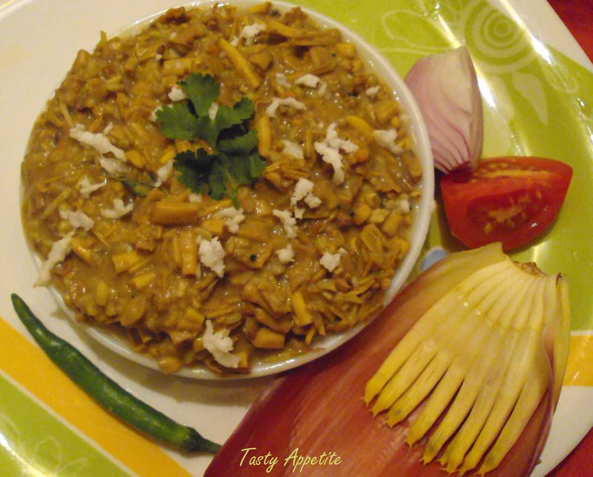 Banana Blossom Kuttu | Tasty Appetite