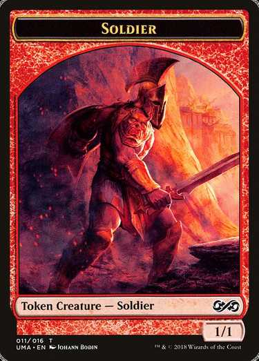 1/1 Red Soldier Creature Token | MTG.onl Tokens