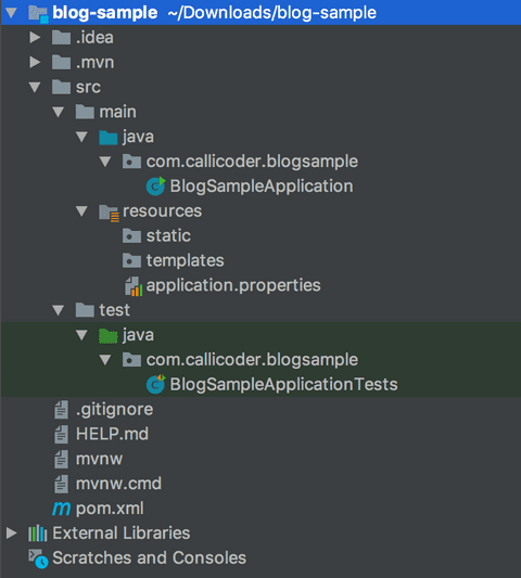Scaffolding your Spring Boot Application | CalliCoder