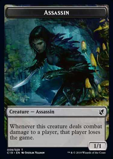 1/1 Black Assassin Creature Token | MTG.onl Tokens