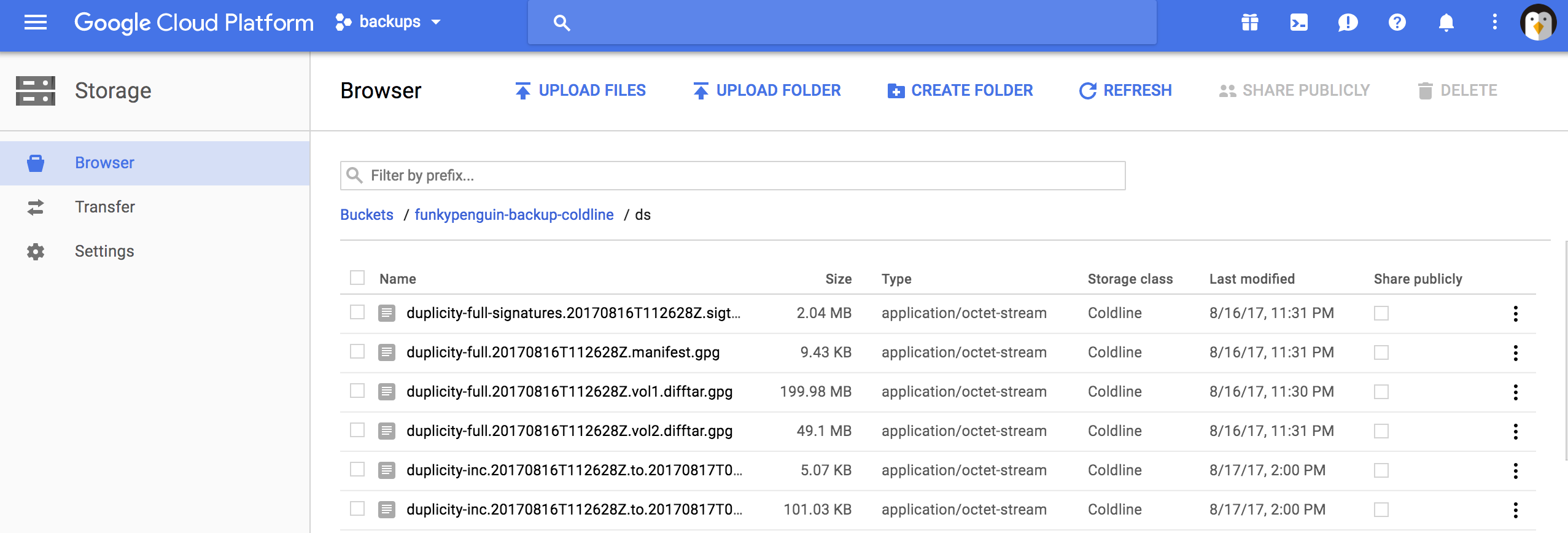 Use Duplicity in Docker to backup to backblaze / b2 and friends |・∀・