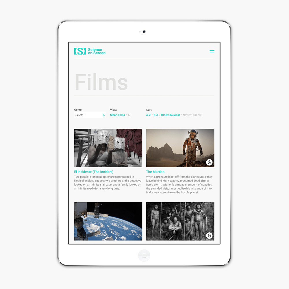 Science on Screen — Fore Design