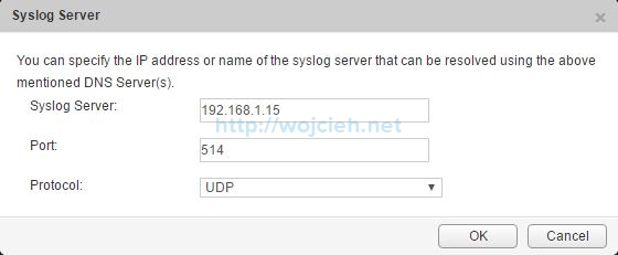 Configuring Syslog server for VMware NSX components - wojcieh.net