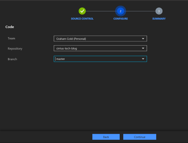 Grav in Azure part 3 - Creating an Azure Web App with code deployed from Git | CirriusTech ...