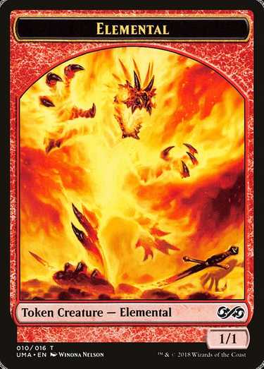 1/1 Red Elemental Creature Token | MTG.onl Tokens