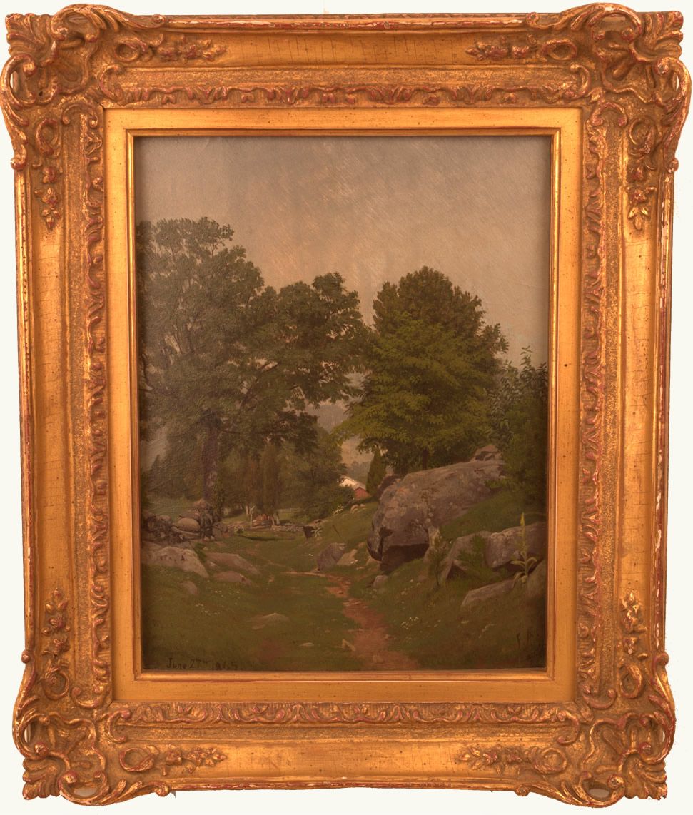 Frank Anderson - Corner of the Farm Painting For Sale