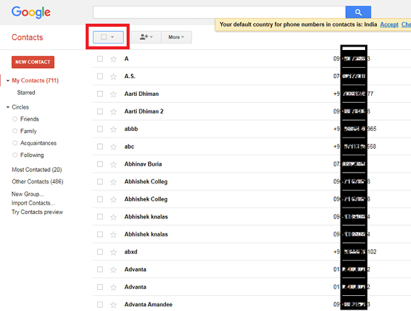 How to Export Android Phone Contacts to Csv or Excel file - Covve