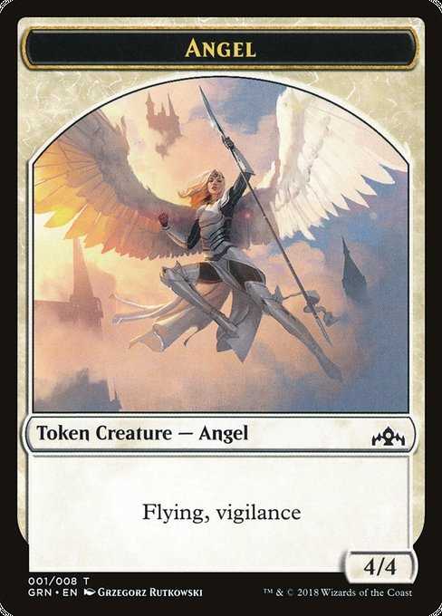 4/4 White Angel Creature Token | MTG.onl Tokens