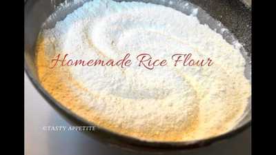 How to make Rice Flour at home | Tasty Appetite