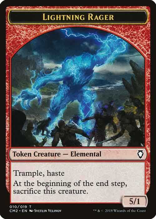 5/1 Red Lightning Ranger Creature Token | MTG.onl Tokens