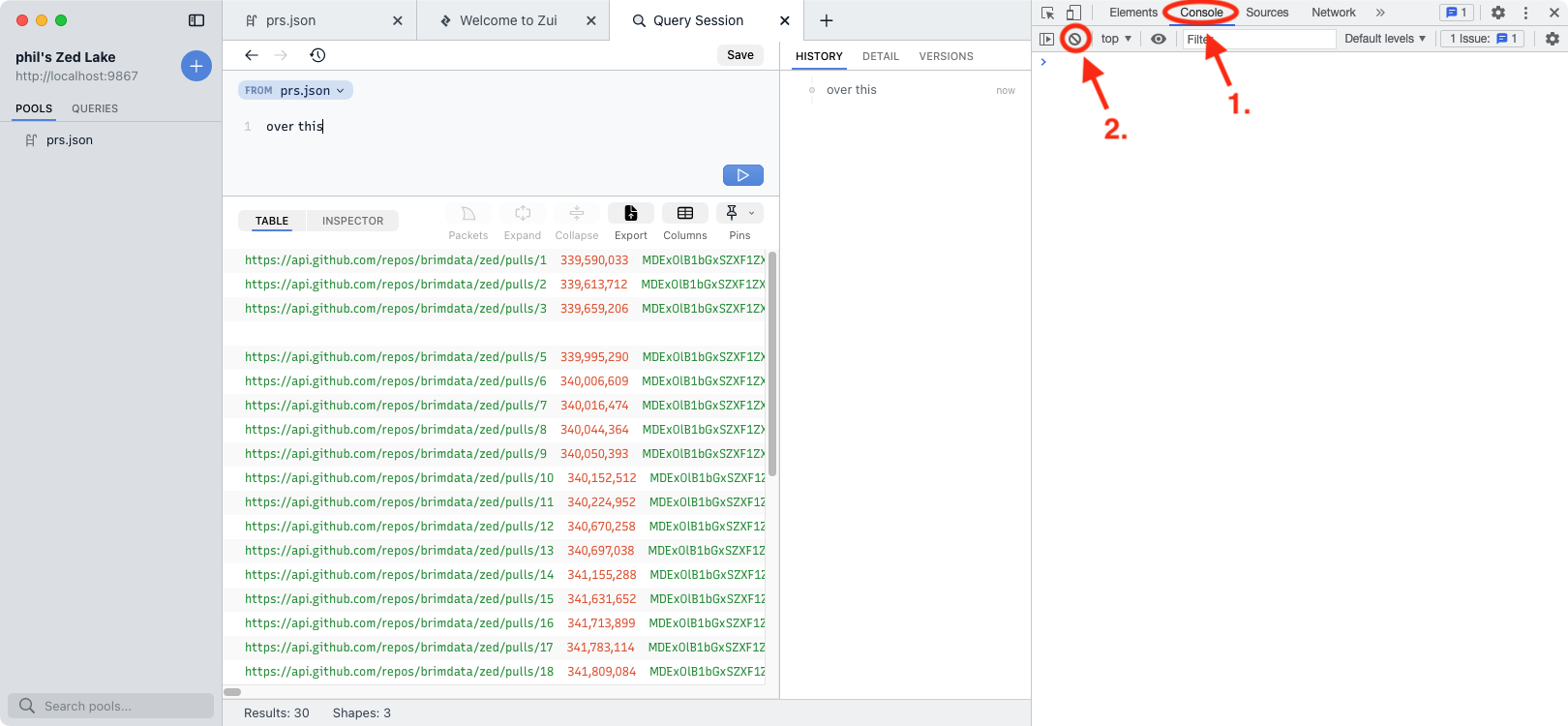 Troubleshooting | Zui