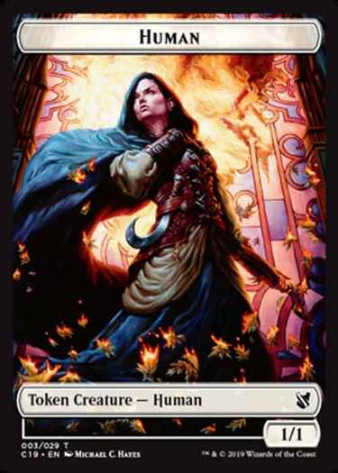 1/1 White Human Creature Token | MTG.onl Tokens