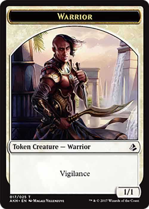 1/1 White Warrior Creature Token | MTG.onl Tokens