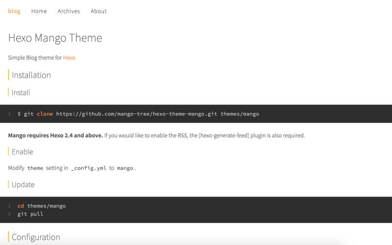 Themes | Hexo