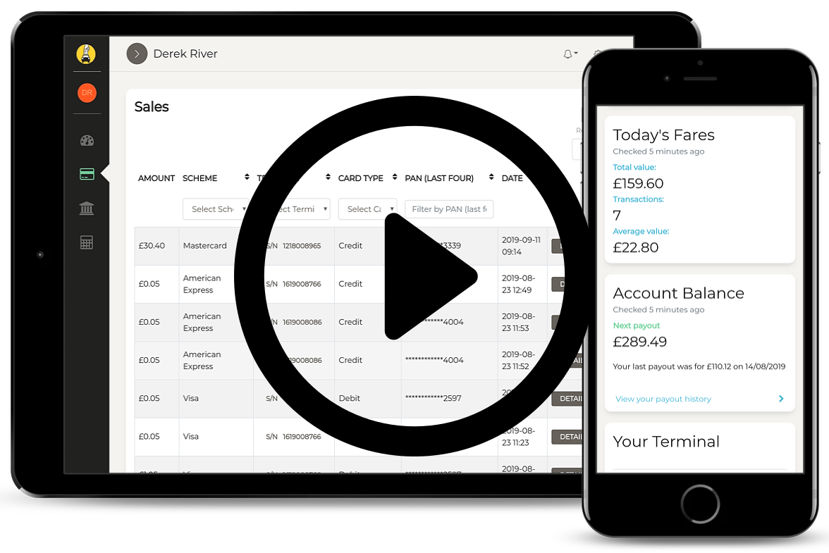 Online Dashboards for Taxi Fleets | CabCard Services - Low Cost Card ...