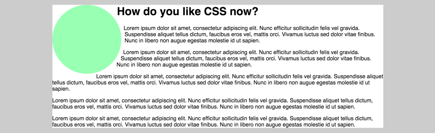 CSS Shapes — Let the Text Flow Around You - bryanlrobinson.com