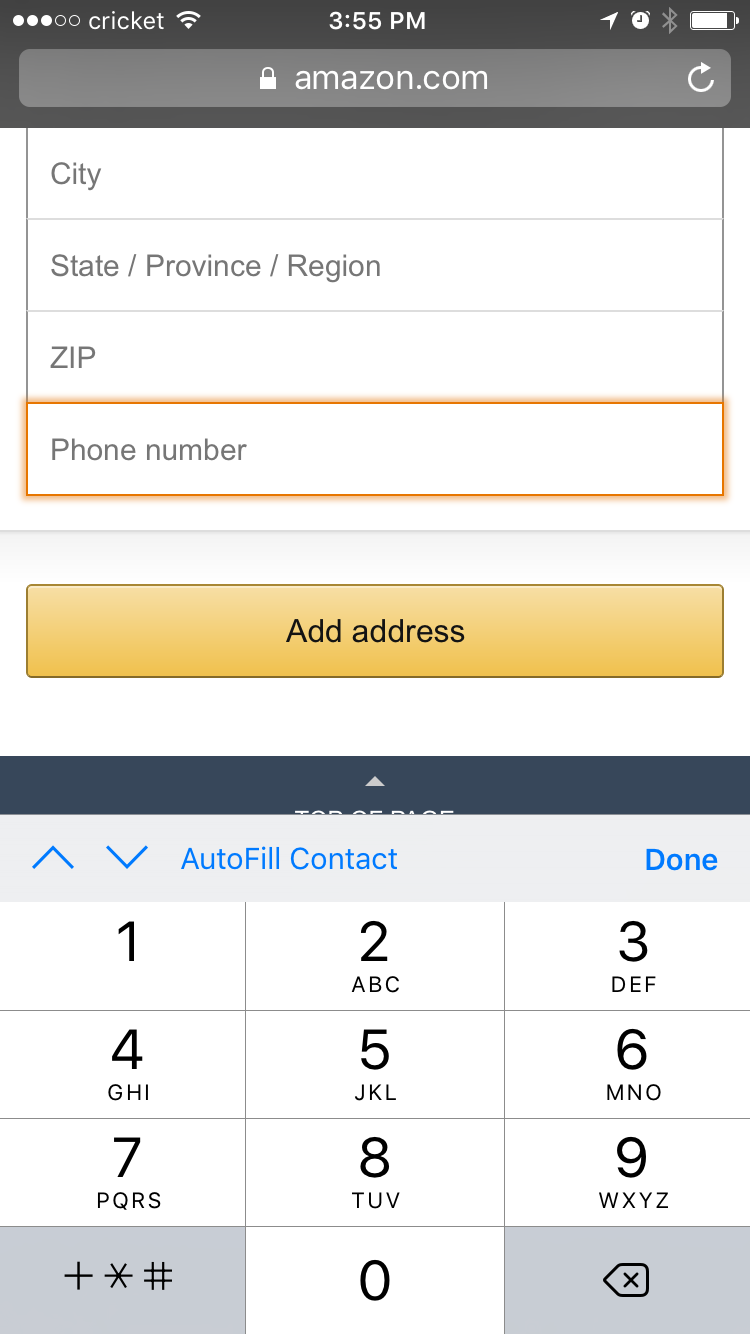 UX Tip: Improve Your Mobile Forms with Input Types