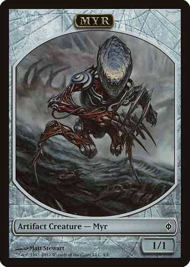 1/1 Colorless Myr Artifact Creature Token | MTG.onl Tokens
