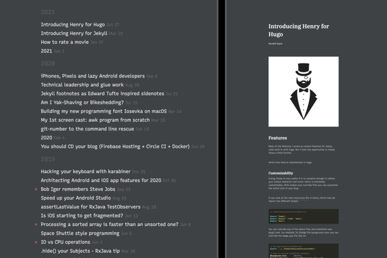 blog | Hugo Themes