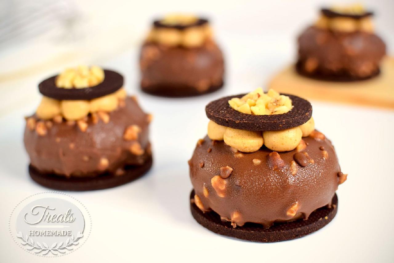 Chocolate & Caramel Domes - Treats Homemade
