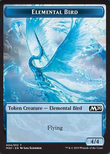 4/4 Blue Elemental Bird Creature Token | MTG.onl Tokens