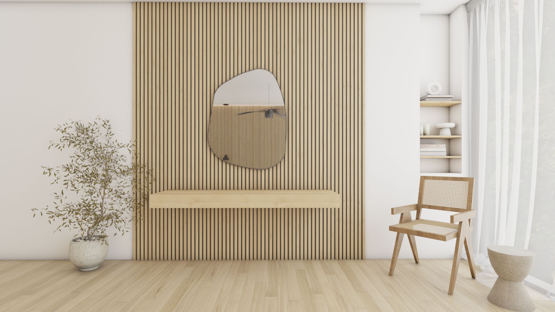 Wood Slat Wall Panels, Accent Walls & Acoustic Panels | Free Shipping ...